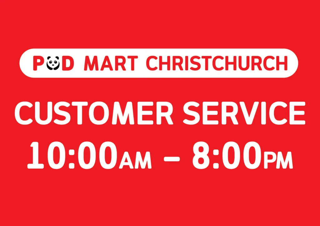 Important Notice: PD Mart Christchurch Customer Service Hours – PD Mart